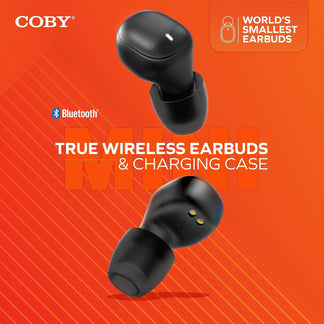 Worlds Smallest Earbuds – COBY Audio